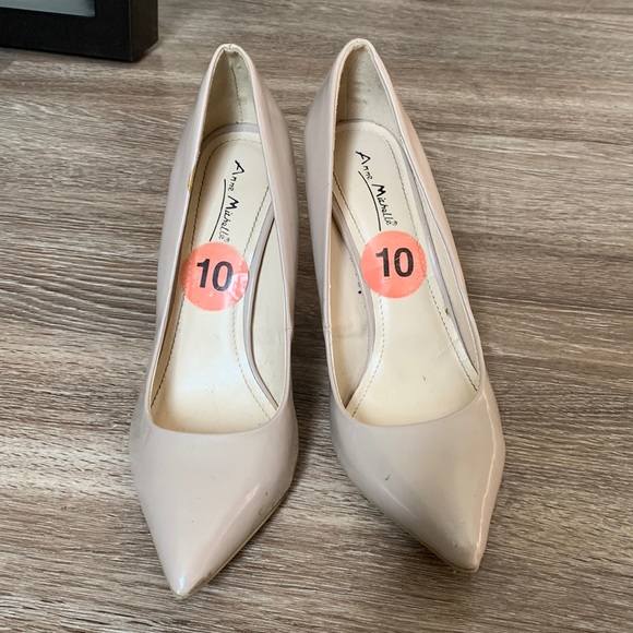 Anne Michelle | Shoes | Anne Michelle Nude Pumps | Poshmark